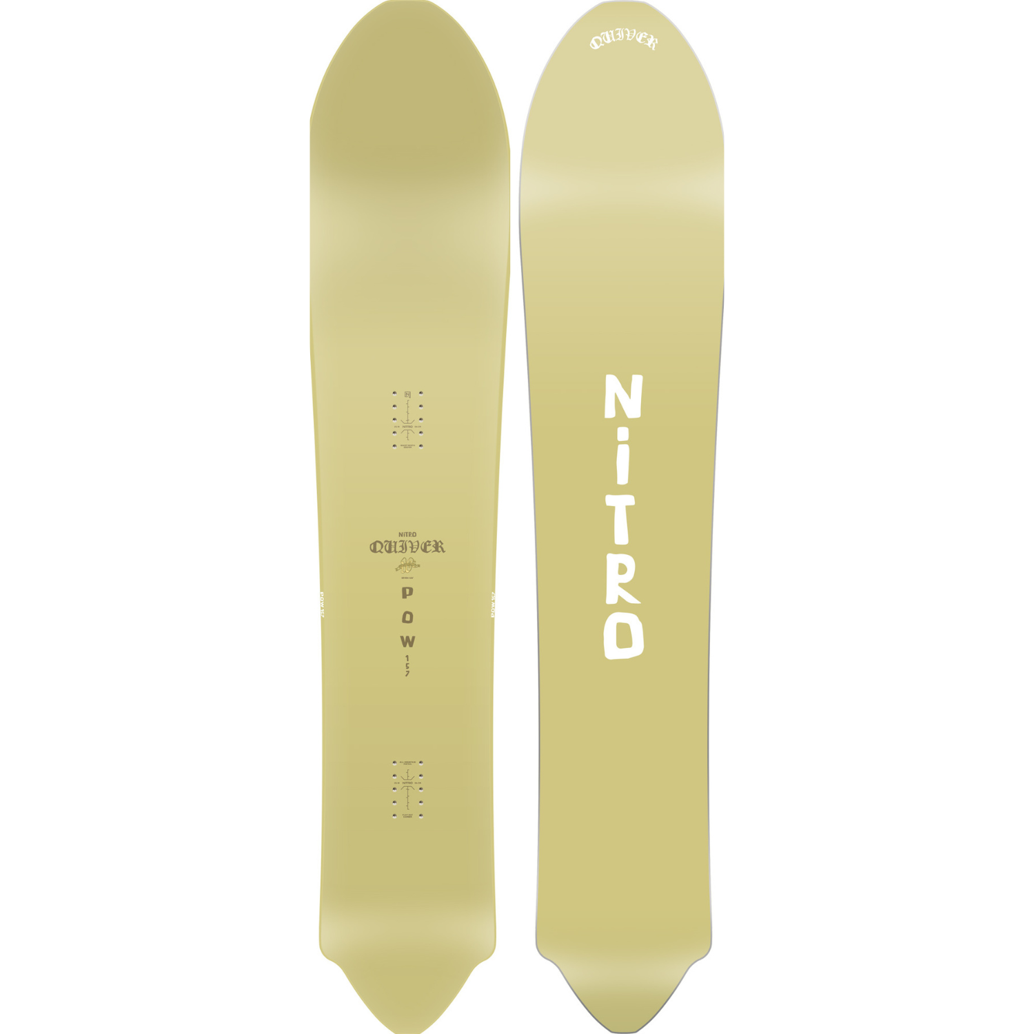 2025 Nitro Quiver Pow Snowboard - Deep Powder Dream